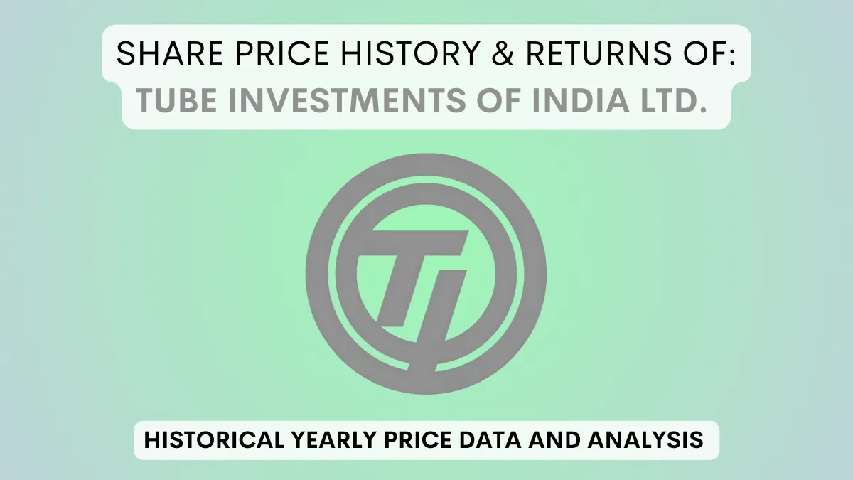 Tube Investments Of India Share Price History 2017 To 2025 Tube Investments Of India Share Price History 2017 To 2025
